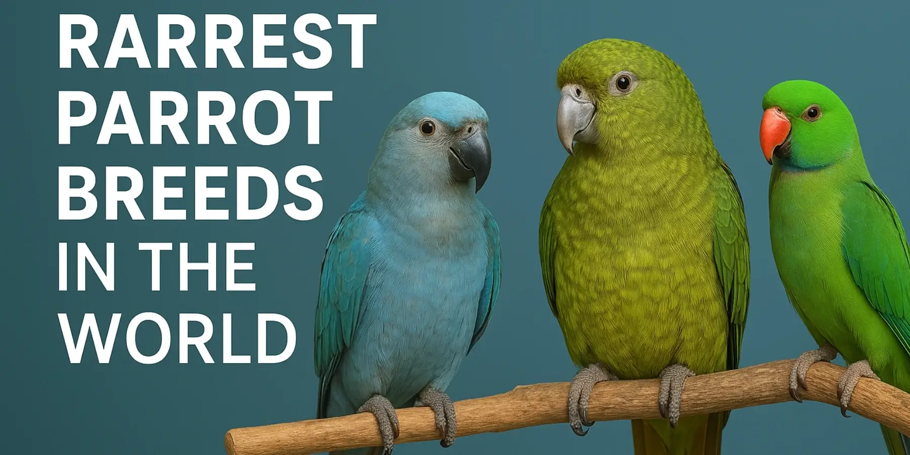 Rarest Parrot Breeds in the World - Rare Pets Breeds