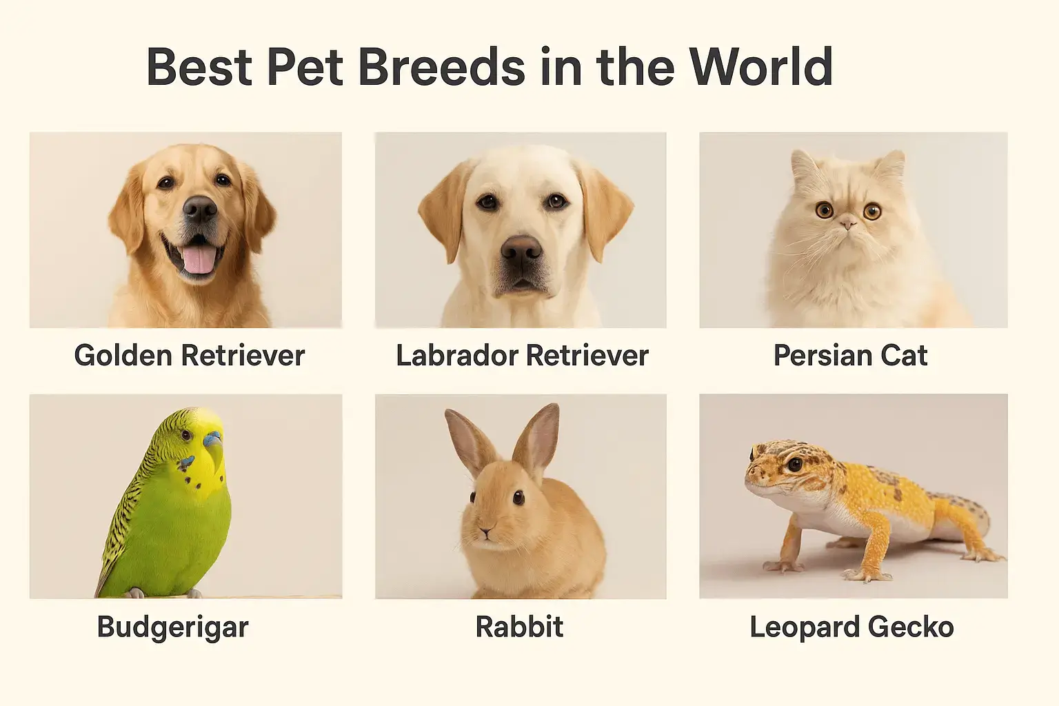 Best Pet Breeds in the World – Top Friendly & Smart Pets